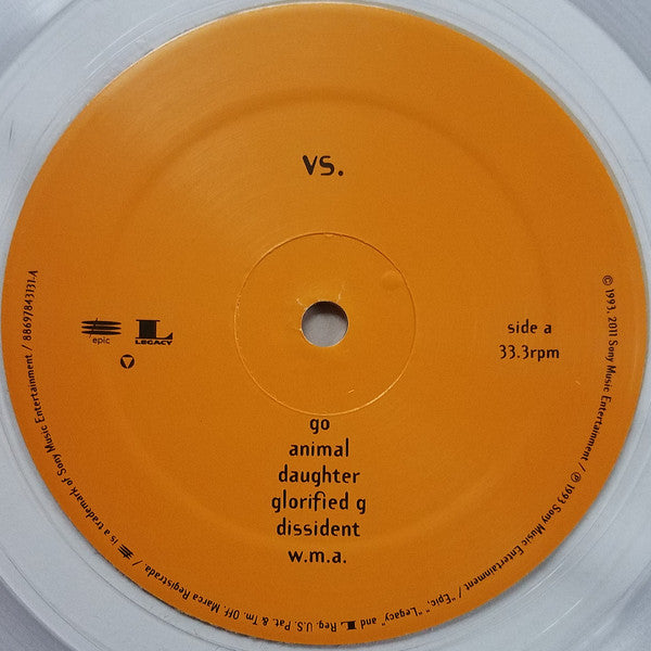 Buy Pearl Jam : Vs. (LP, Album, Ltd, RE, RM, RP, Cle) Online for a ...