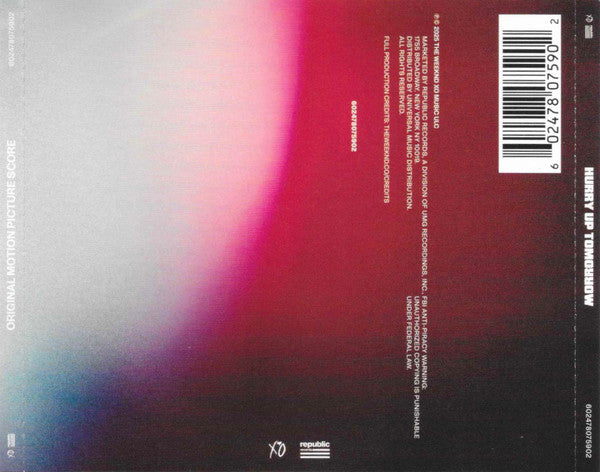 Buy Abel Tesfaye & Daniel Lopatin : Hurry Up Tomorrow (Original Motion ...